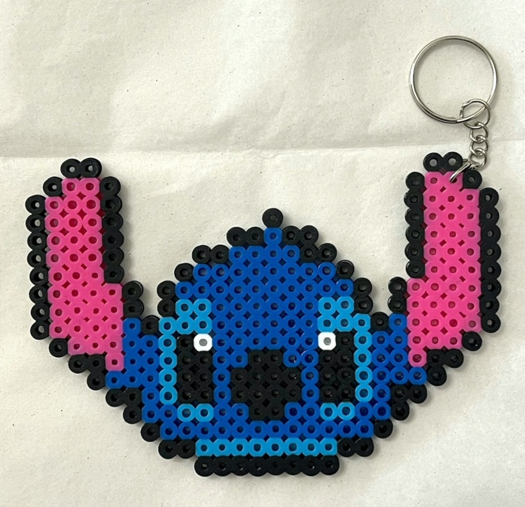 Lilo and Stitch (stitch) Perler Bead Pixel Art Keychains - Etsy