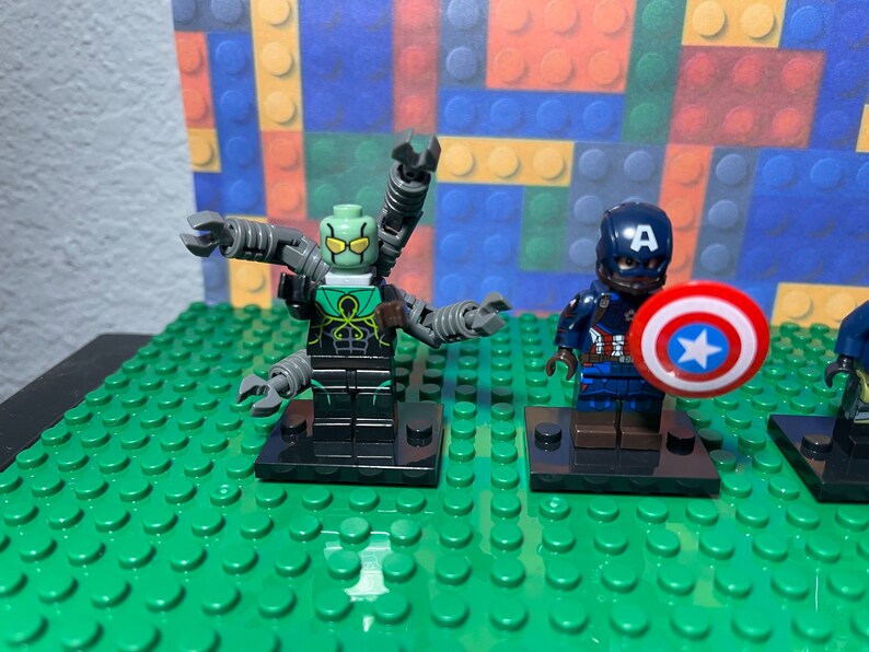 Marvel Captain America Minifigure Set - Etsy