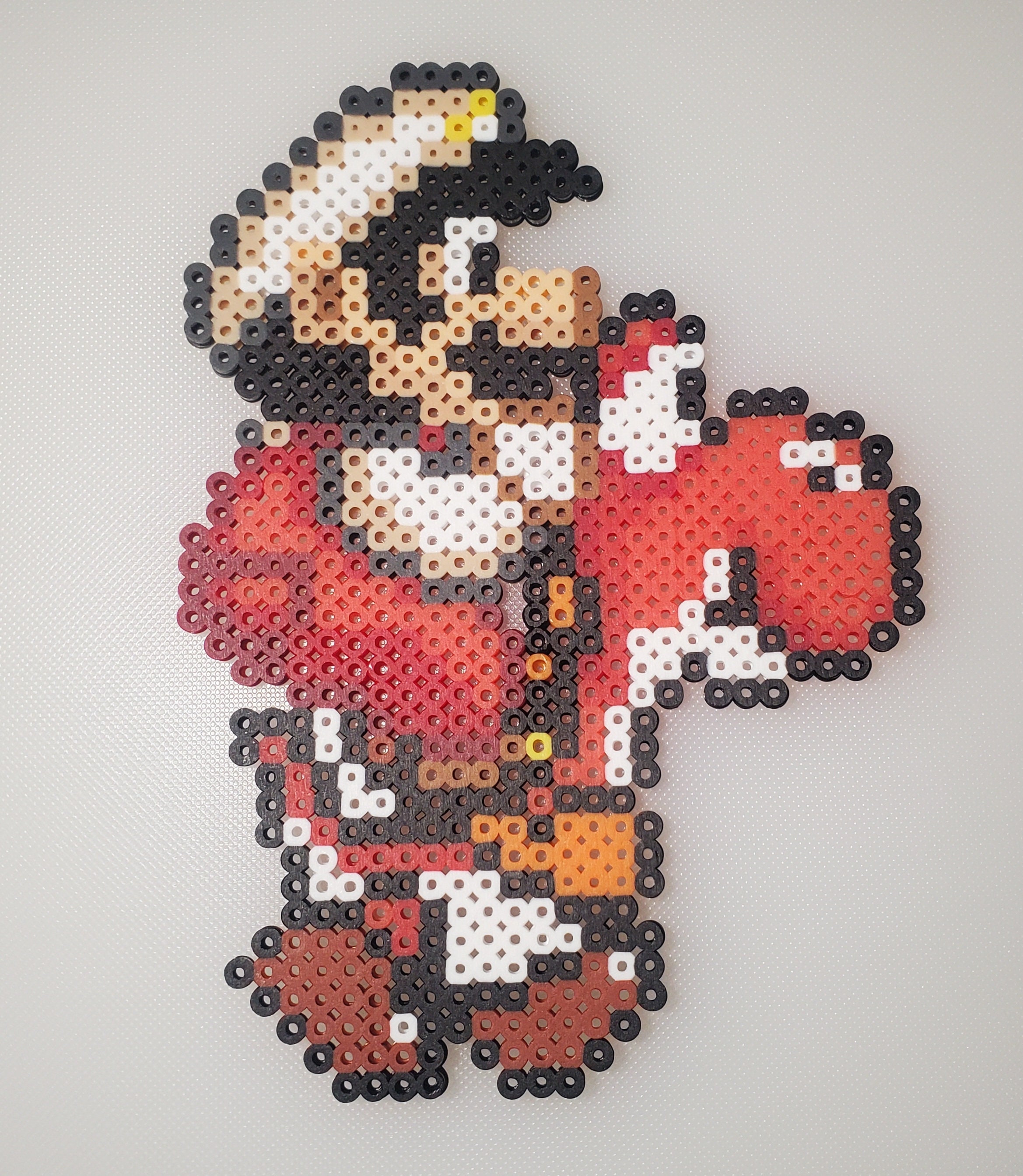 Super Mario Bros Mario Riding Yoshi Perler Bead Pixel Art - Etsy