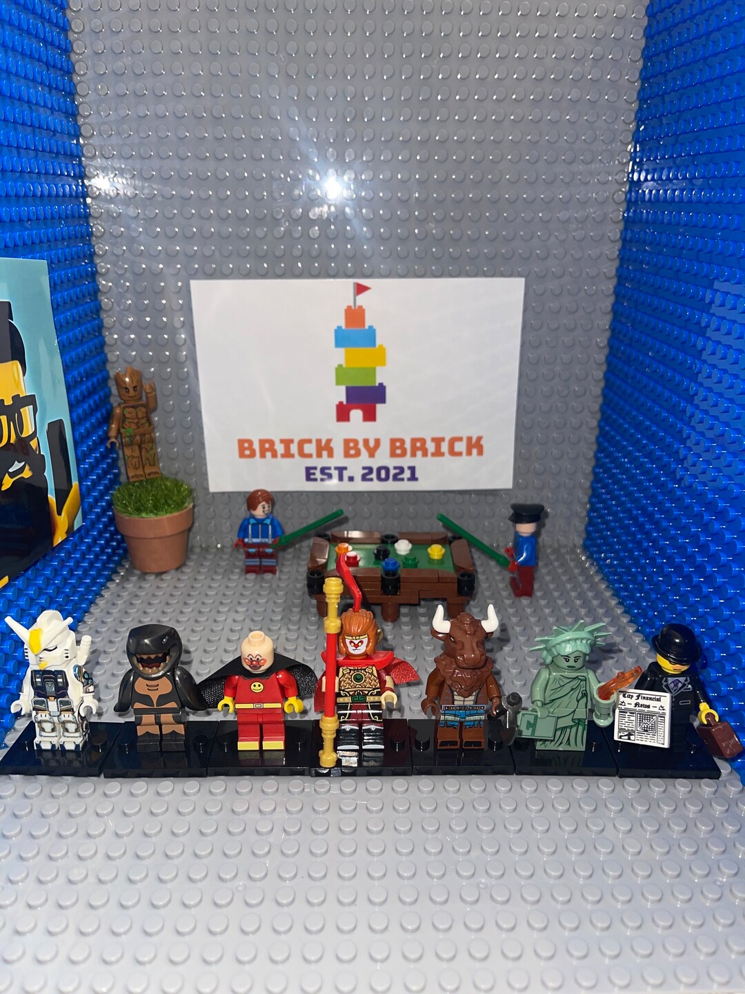 Awesome Warriors History Monkey King Shark Super Hero Statue of Liberty ...