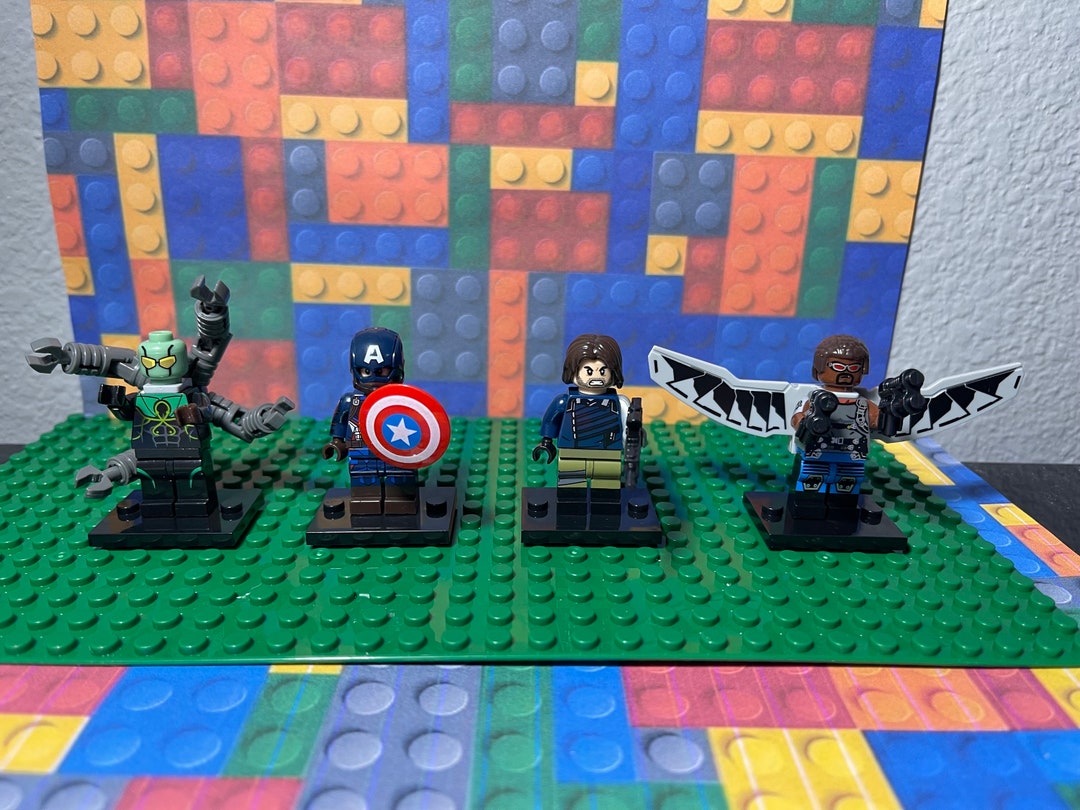 Marvel Captain America Minifigure Set - Etsy