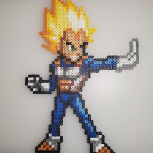Dragon Ball Z Super Saiyan Gohan/vegeta Perler Bead Pixel Art - Etsy