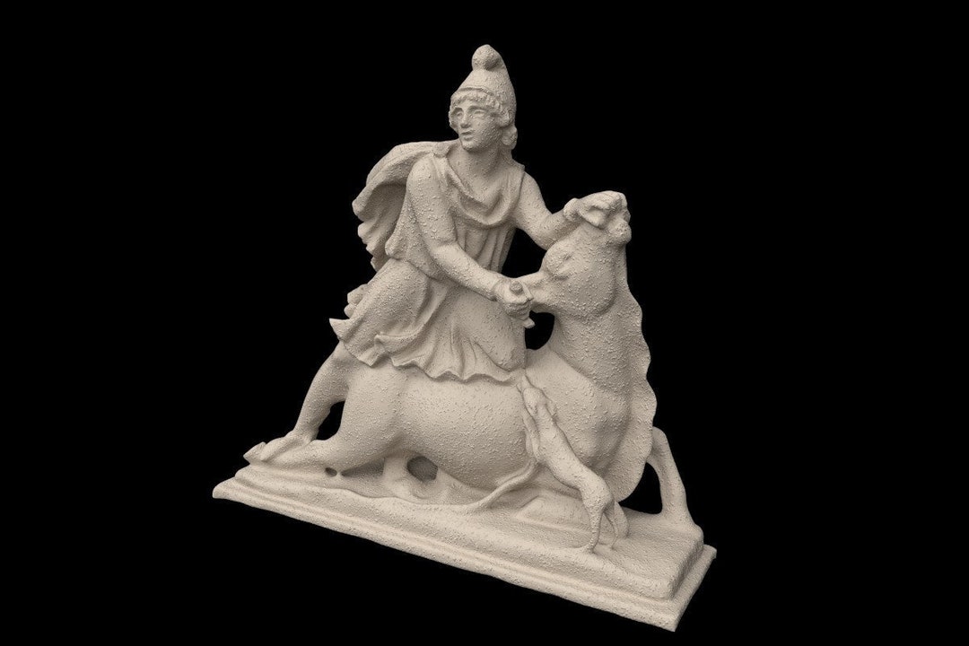 Mithras Sacrificing the Bull Sculpture Greek Art Roman Art - Etsy