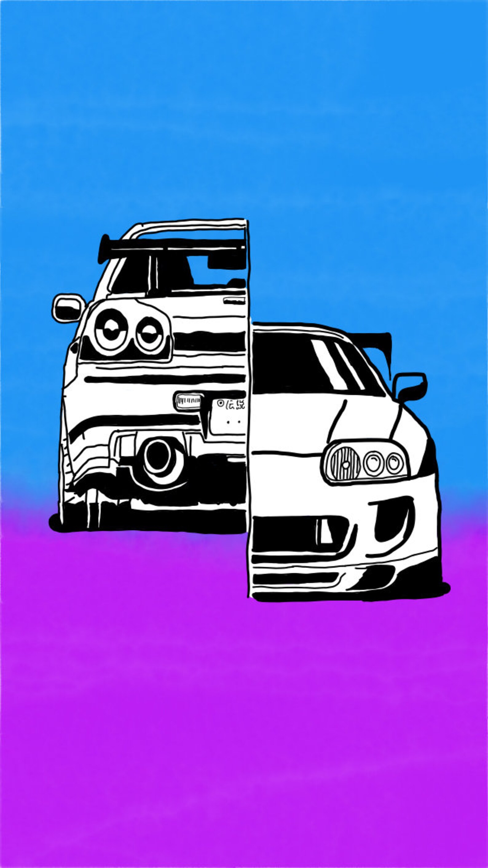 JDM Legends Illustration Printable - Etsy