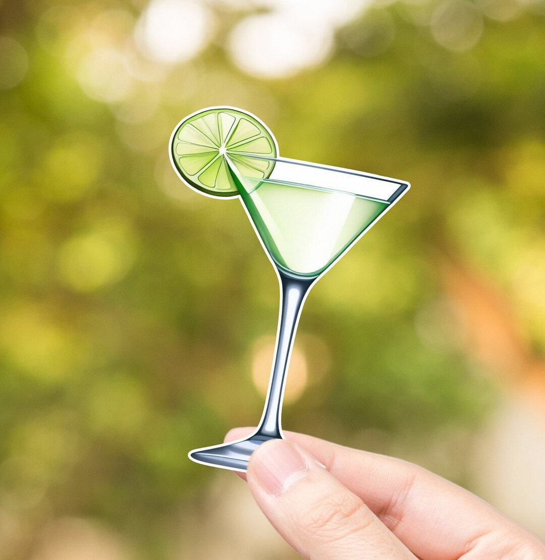 Anime Lime Gimlet Cocktail Kiss-cute Sticker - Etsy