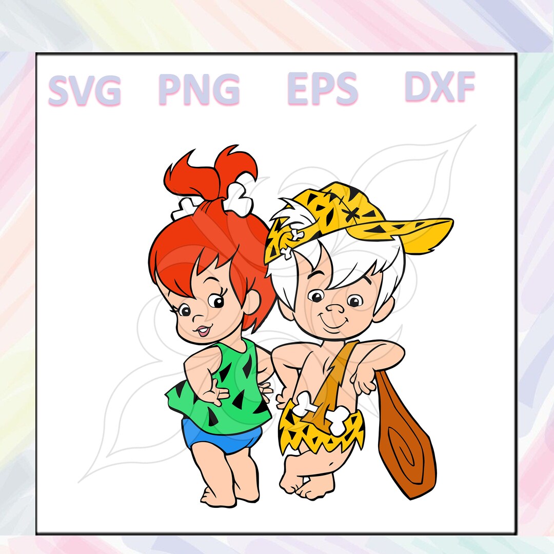 Flintstones SVG Cut Filepebbles From Flintstones SVG Cut - Etsy