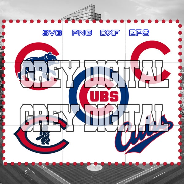 Cubs Logo Svg - Etsy