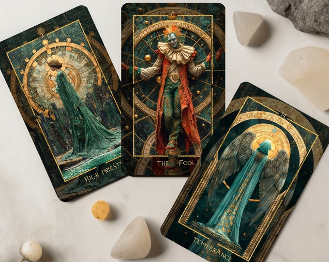 Tarot Deck, Tarot Cards With Guidebook, Indie Tarot Cards, Unique ...