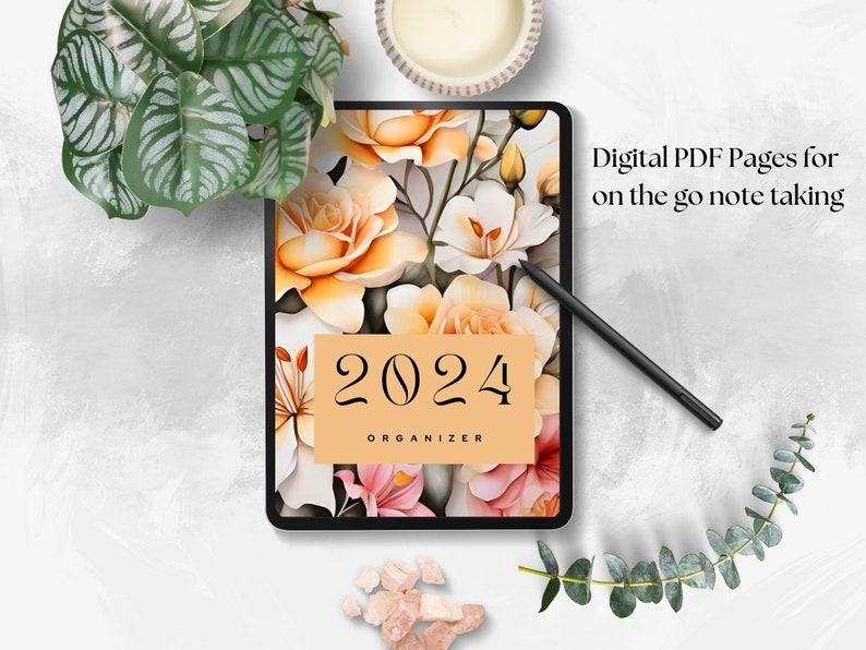 2024 Watercolour Printable Planner A4/A5 Goal and Target - Etsy