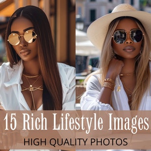PLR Stock Photo Bundle of Rich Lifestyles, Ready to Use Photos in ...