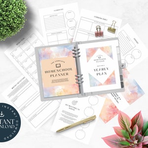 Editable Homeschooling Planner Printable Student Organiser - Etsy