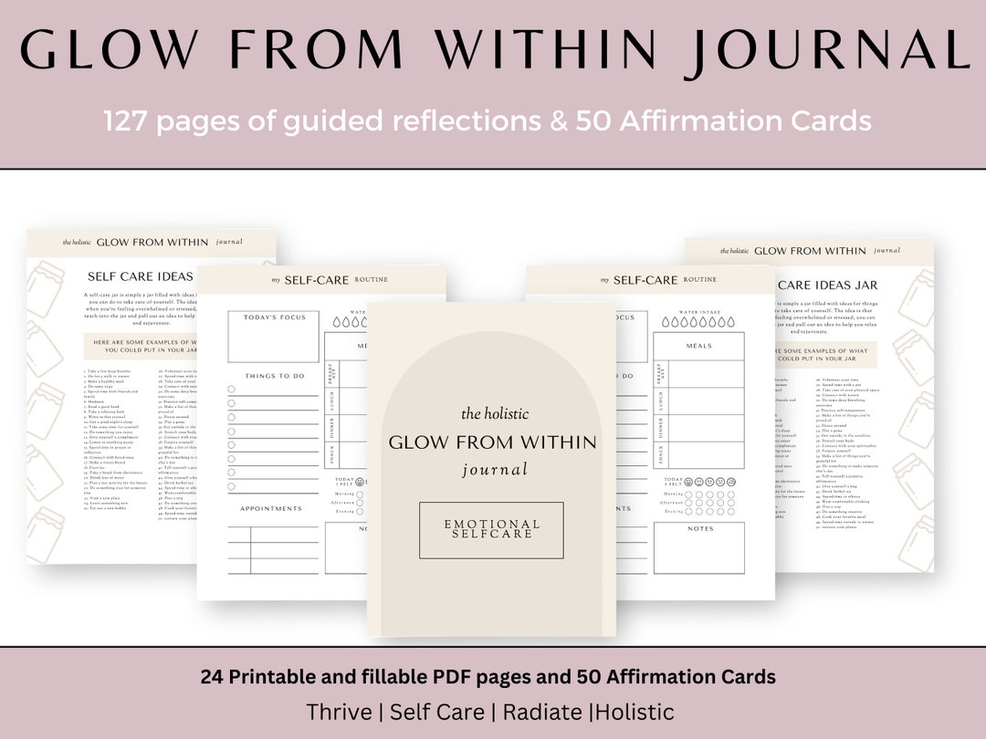 SELF CARE 2025 Manifestation Work for Self Esteem, Wellness Journal ...