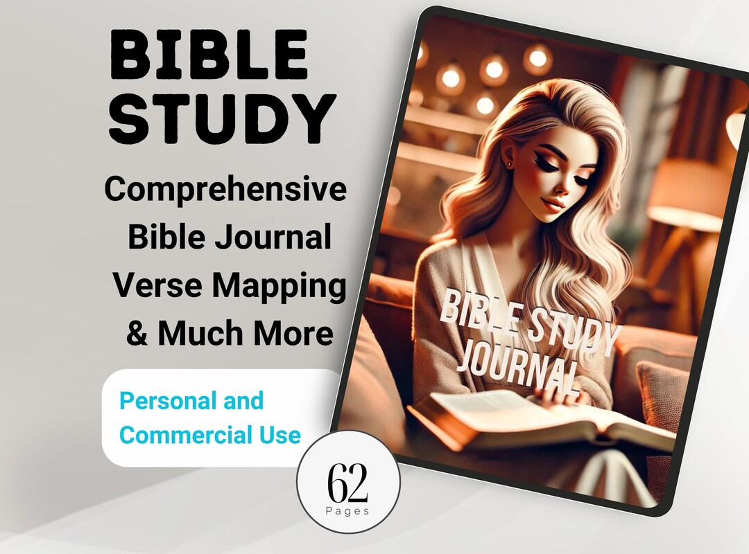 Bible Study Journal With Verse Mapping Prayer Christian Devotional ...