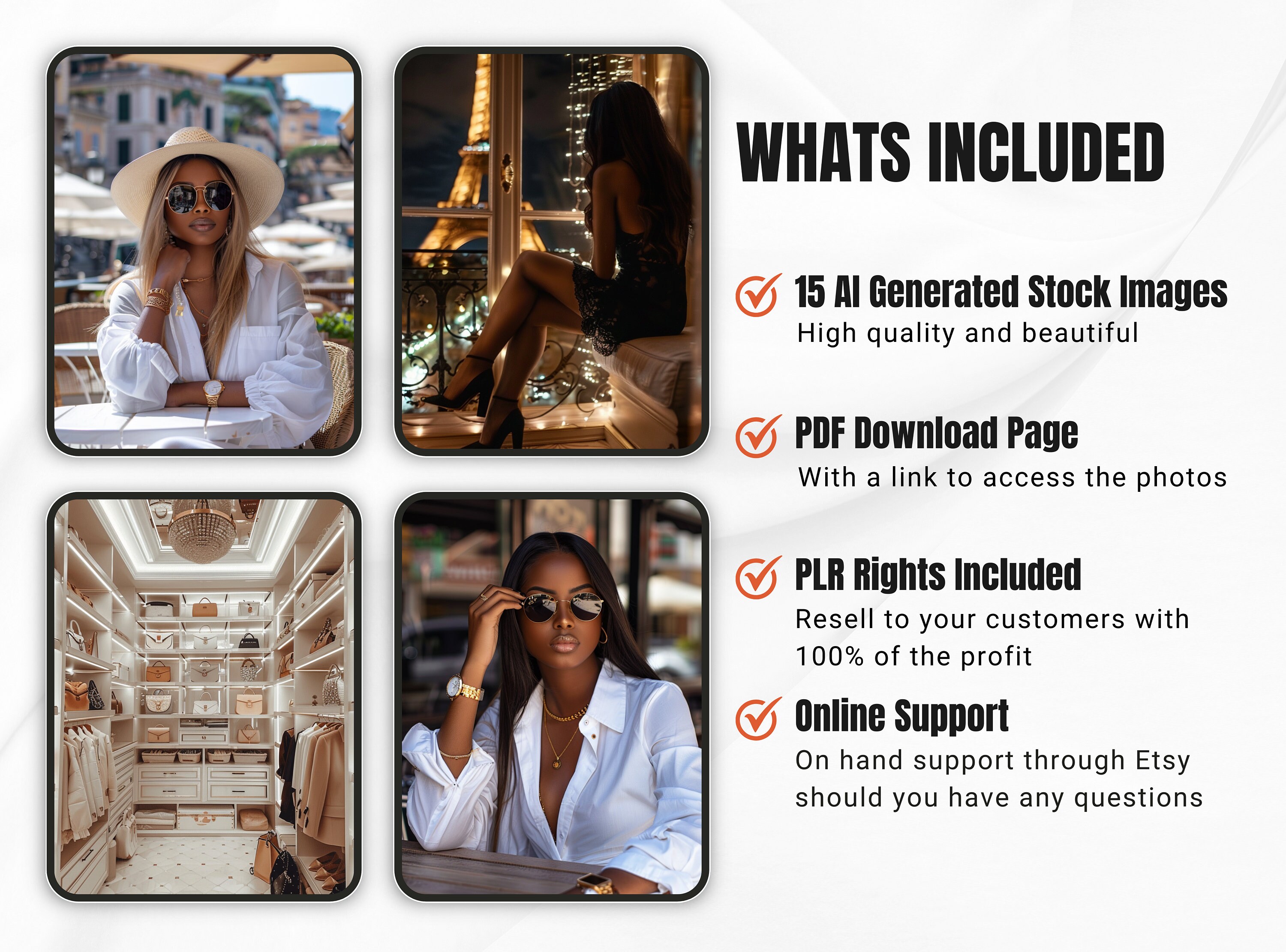 PLR Stock Photo Bundle of Rich Lifestyles, Ready to Use Photos in ...