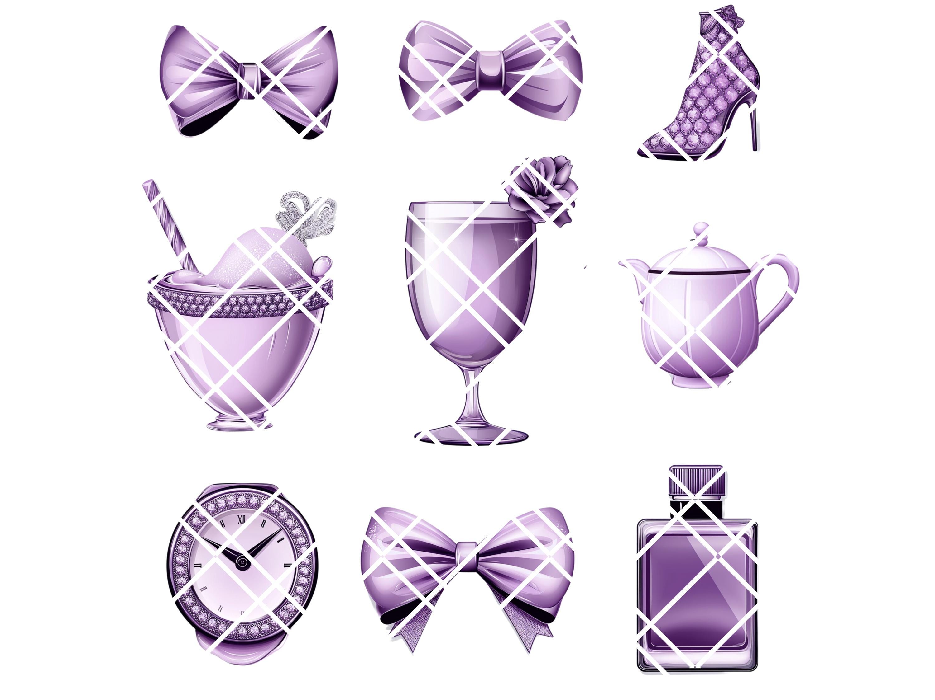 Purple Ios 18 Luxury Emoji Sticker Pack, iPhone Imessage Update. PNG ...