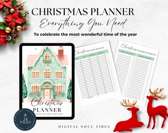 Holiday Planner Printable Travel Planner Holiday Shopping - Etsy