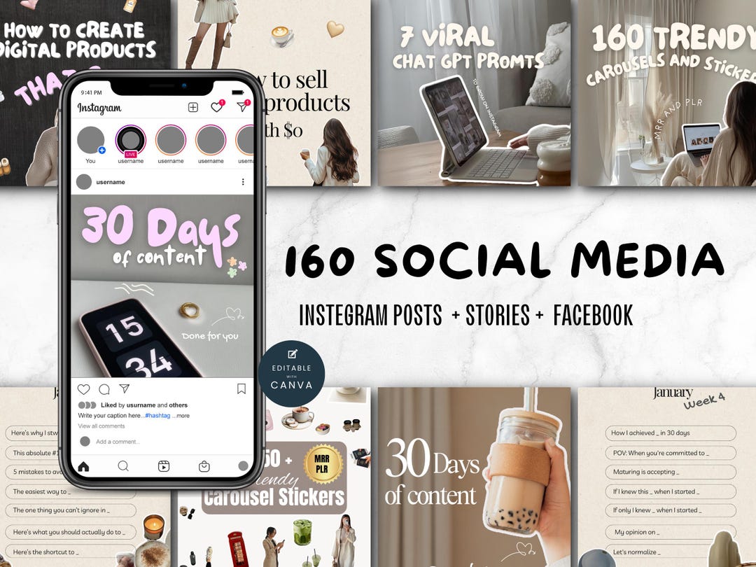 Aesthetic Cozy Carousel Templates - Tik Tok Social Media Marketing for ...