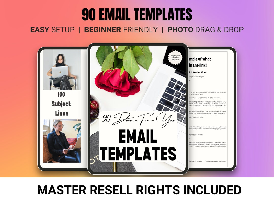 Master Resell Rights, Email Template, Email Marketing Templates for ...