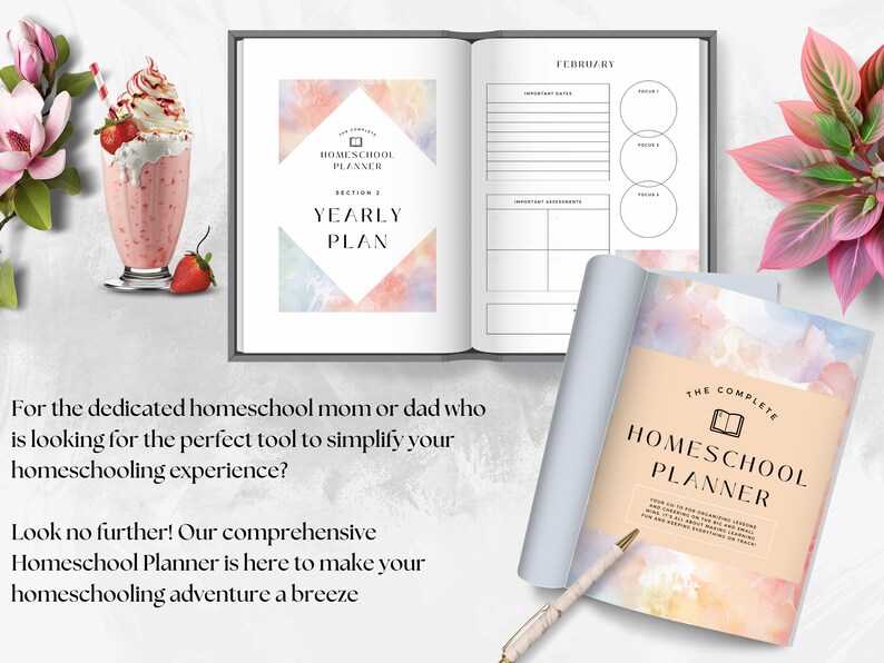 Editable Homeschooling Planner Printable Student Organiser - Etsy