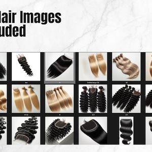 Modern Custom Shopify Theme for Lace Front Wig Shop Luxury Black Design ...