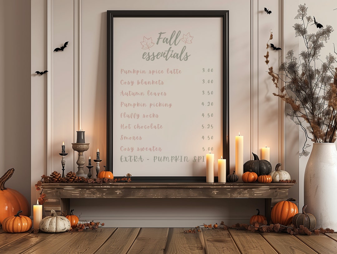 Sage Green Wall Art | Fall Essentials | Cottagecore | Autumn Room Decor ...