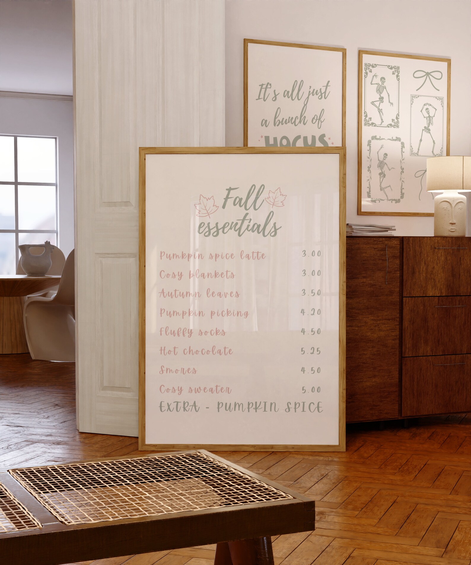 Sage Green Wall Art | Fall Essentials | Cottagecore | Autumn Room Decor ...