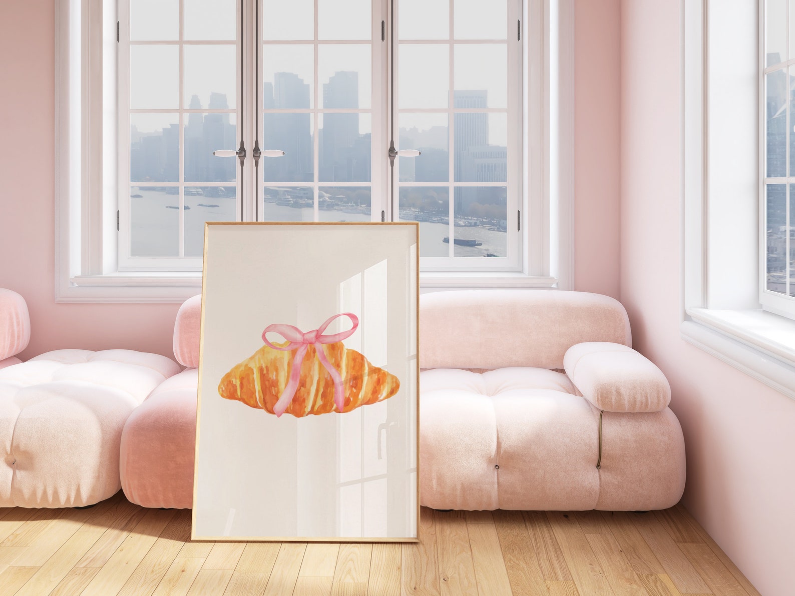 Coquette Room Decor | Croissant Patisserie Inspired | Instant Download ...