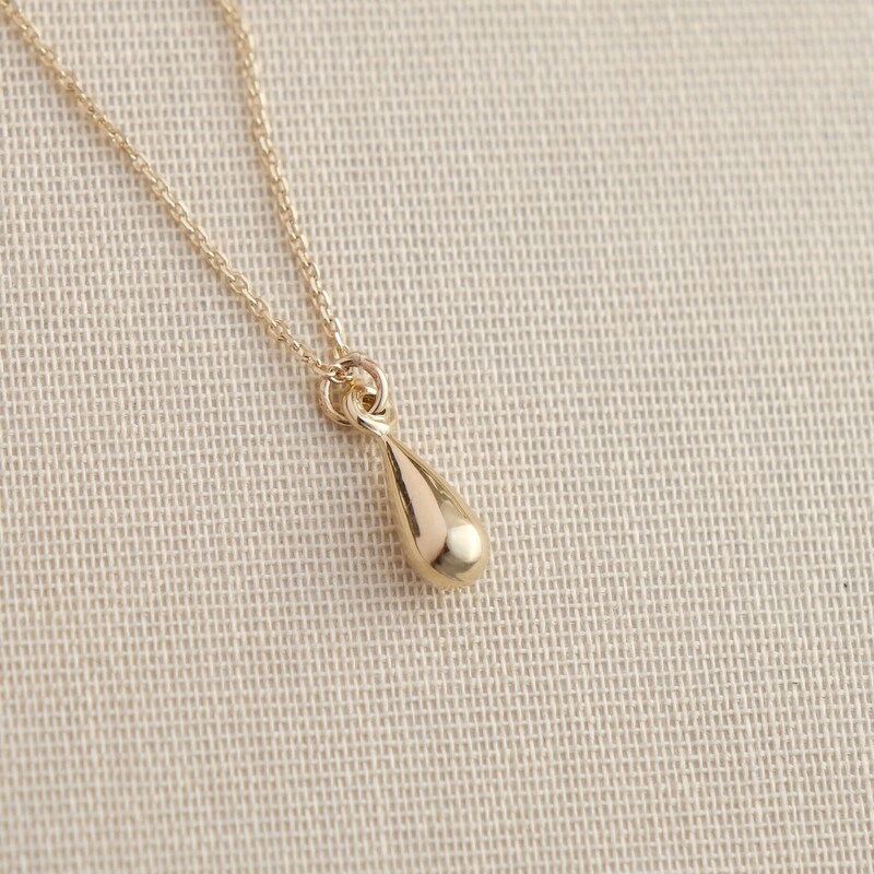 Water Drop Necklace - Etsy