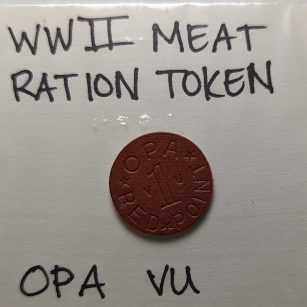 Ration Token - Etsy