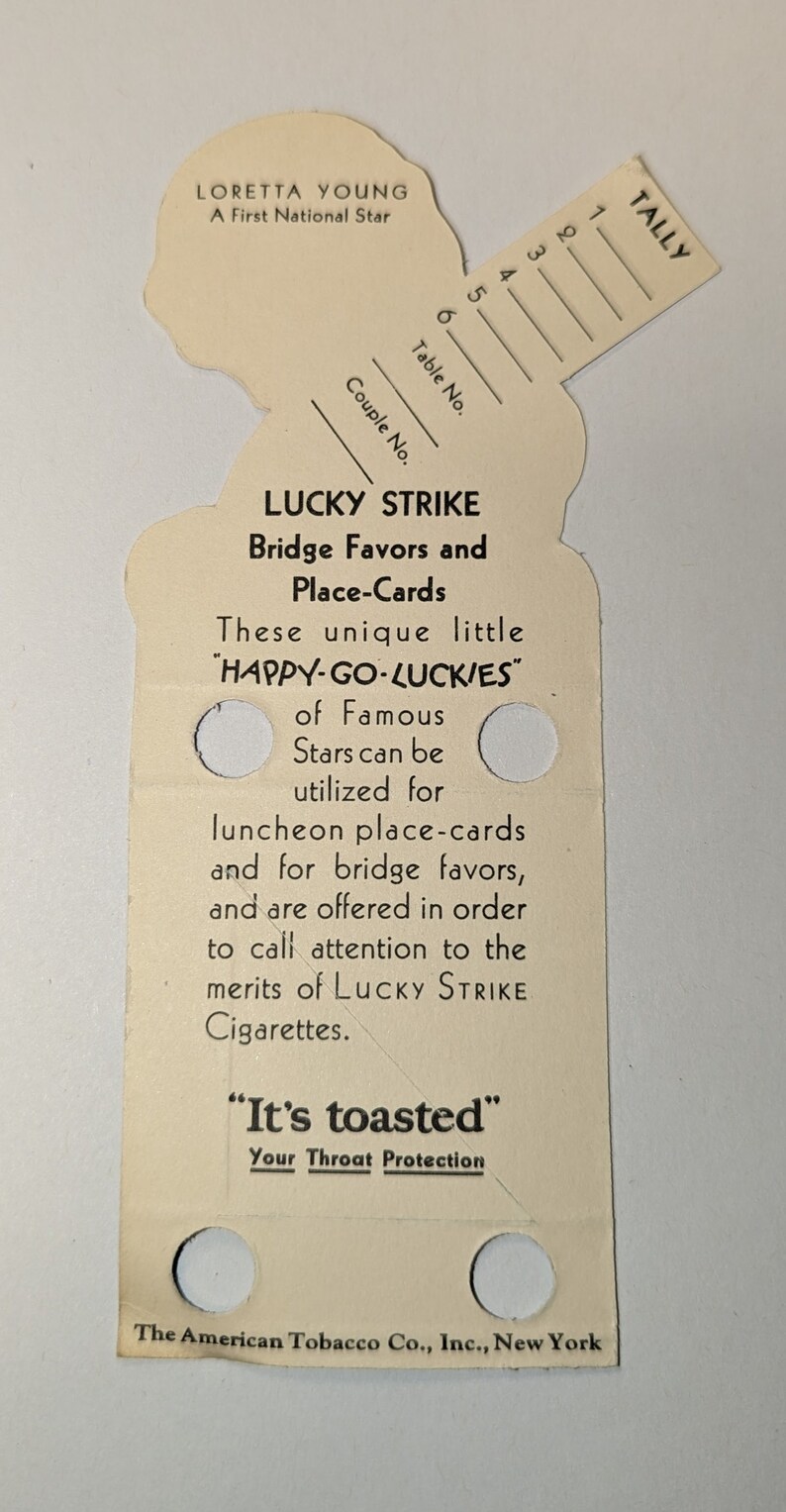 Lucky Strike T14 1930s Collectable Famous People Novelty Cards - Etsy