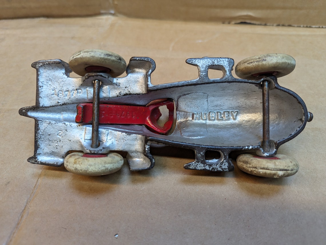 7 Hubley Cast Iron Race Car - Etsy