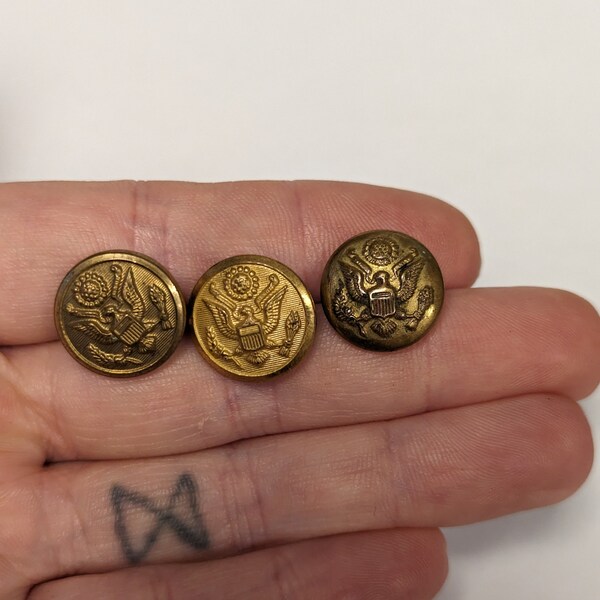 Old Military Buttons - Etsy