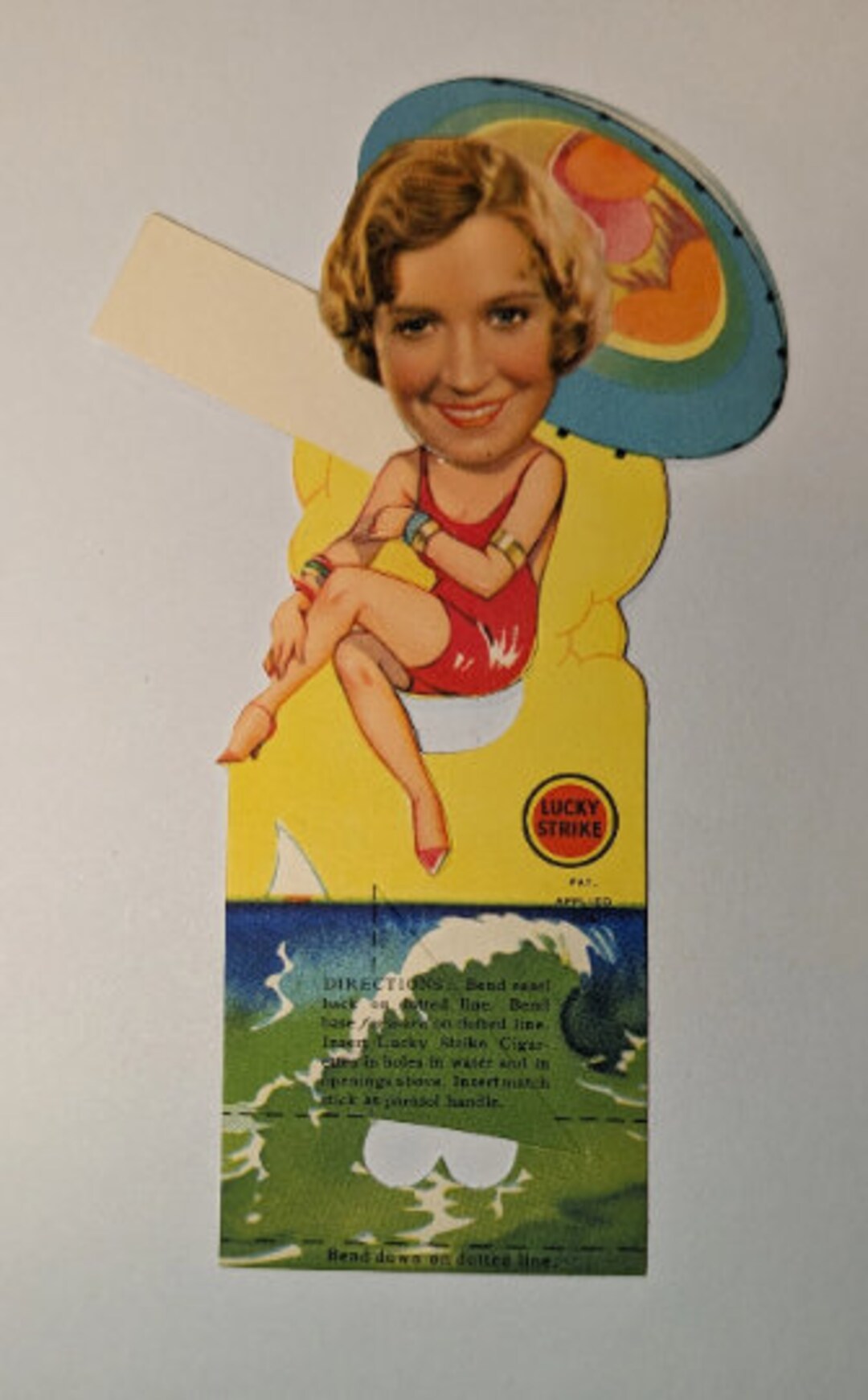 1930s T14 Lucky Strike Collectable Novelty Cards - Famous People, Women ...
