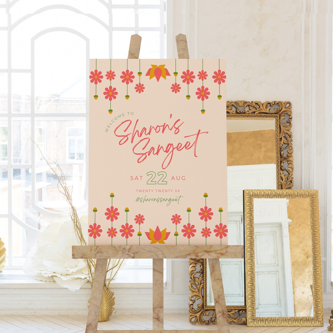 Haldi Welcome Sign Board, Jago Hindu Punjabi Wedding, Digital File ...