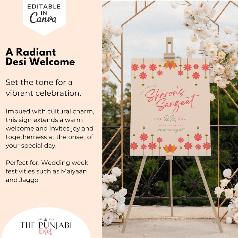 Haldi Welcome Sign Board, Jago Hindu Punjabi Wedding, Digital File ...