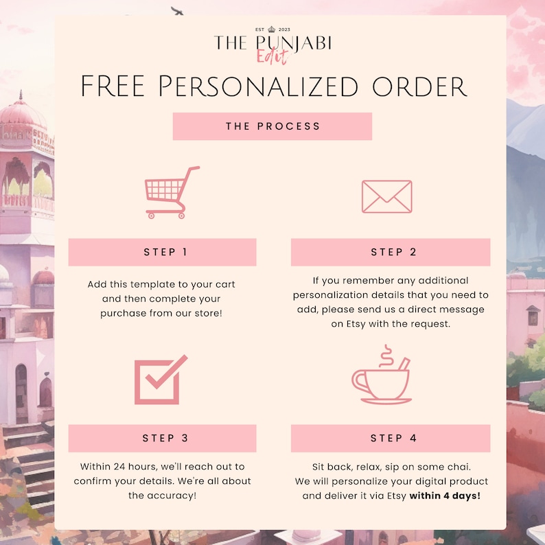 Punjabi Welcome Sign, Traditional Peacock Hindu Shaadi Printable PDF ...