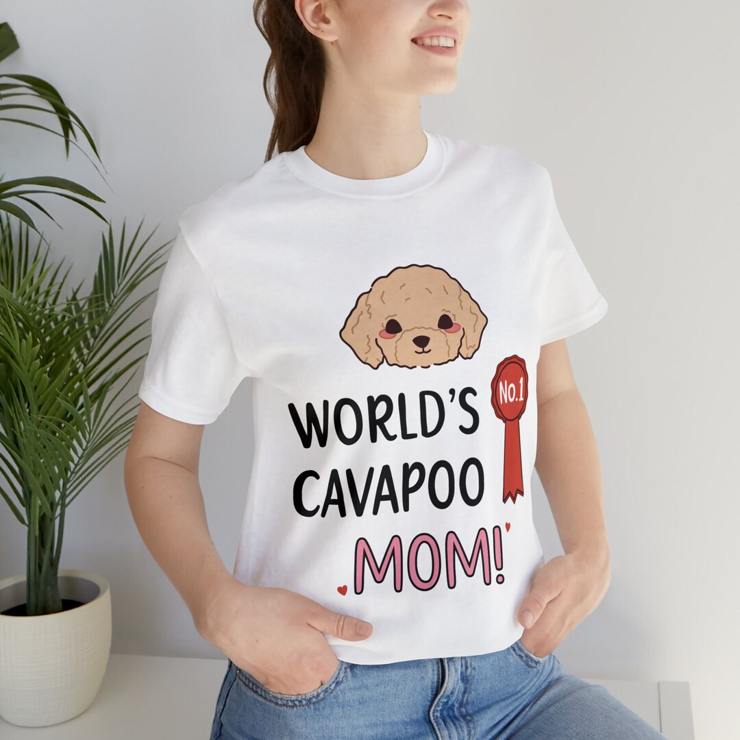 Cavapoo Mom T-shirt World's No.1 Best Cavapoo Mom - Etsy