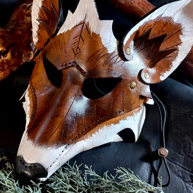 Real Fox Mask,animal Costume,special Leather Mask, Soft Realistic Mask ...
