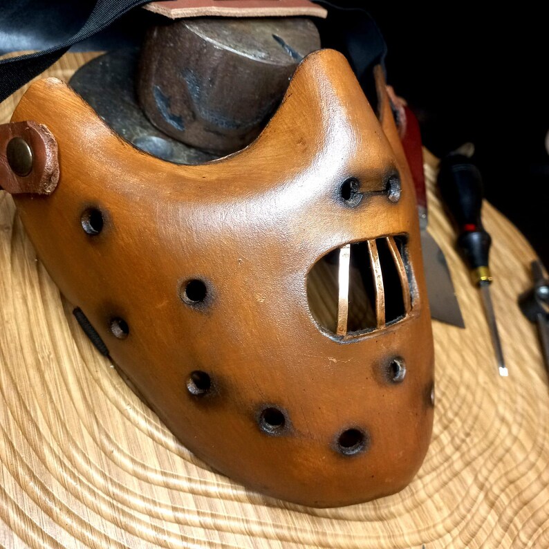 Leather Hannibal Lecter Mask,rare Cosplay Mask,terrible Hollowen Mask ...