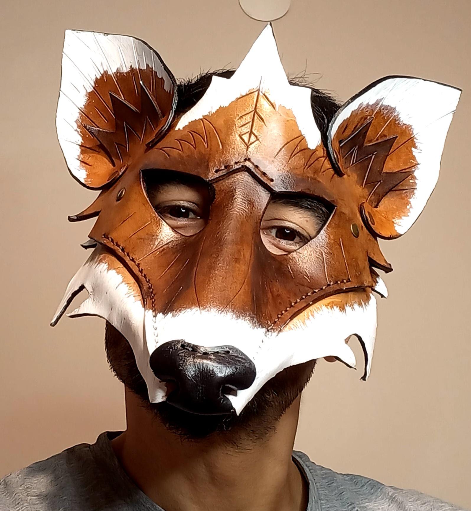 Real Fox Mask,animal Costume,special Leather Mask, Soft Realistic Mask ...