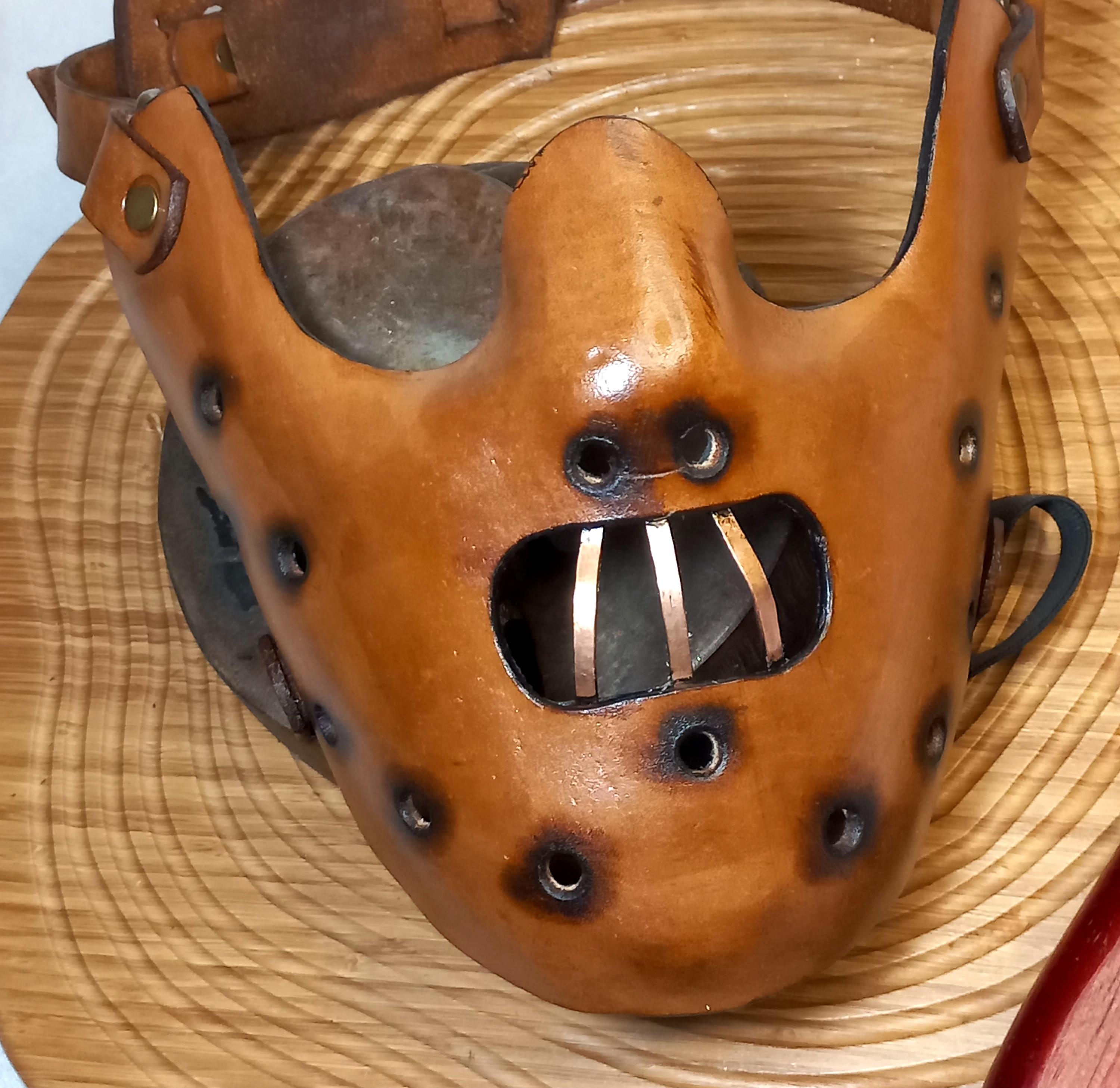 Leather Hannibal Lecter Mask,rare Cosplay Mask,terrible Hollowen Mask ...