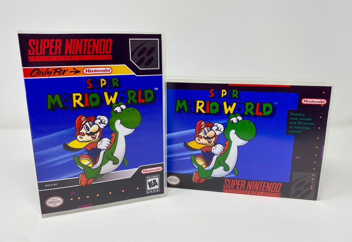 Super Nintendo or Super Famicom PAL/JPN Custom Game Cases. 100s of Game ...