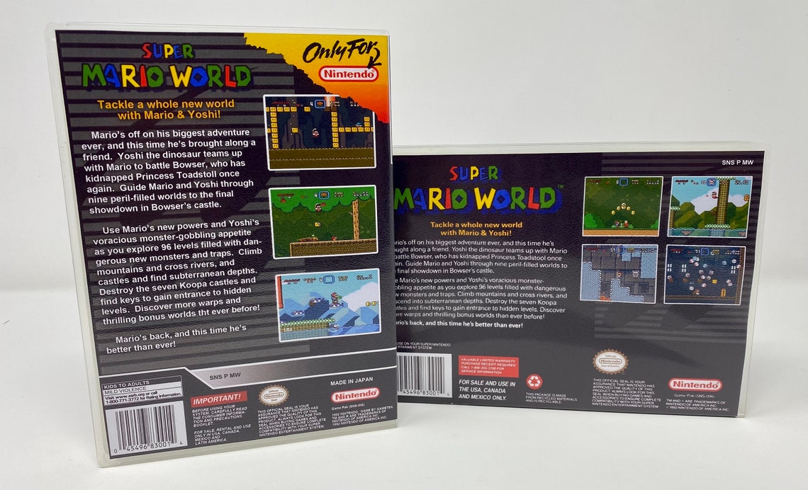 Super Nintendo or Super Famicom (PAL/JPN) Custom Game Cases. 100’s of ...