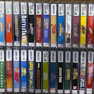 Custom Gameboy / Gameboy Color / Gameboy Advance, Cassette Cases - Etsy