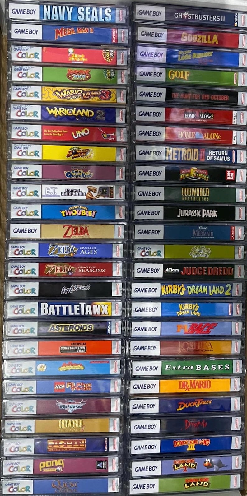 Custom Gameboy / Gameboy Color / Gameboy Advance, Cassette Cases - Etsy