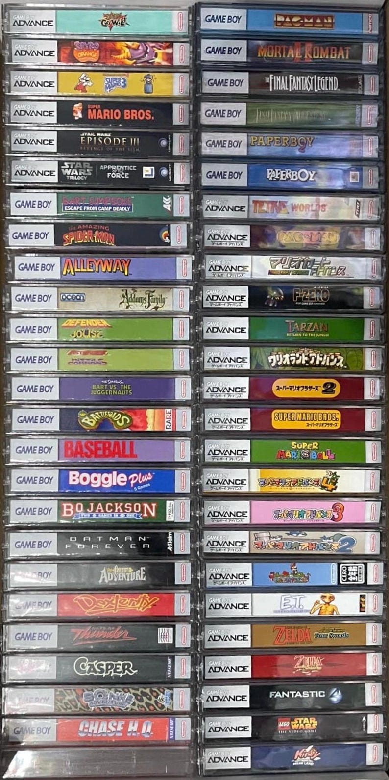 Custom Gameboy / Gameboy Color / Gameboy Advance, Cassette Cases - Etsy