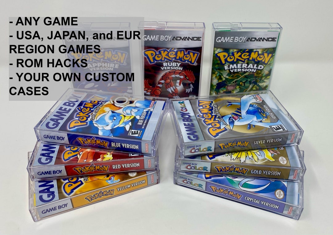 Custom Gameboy / Gameboy Color / Gameboy Advance, Cassette Cases - Etsy