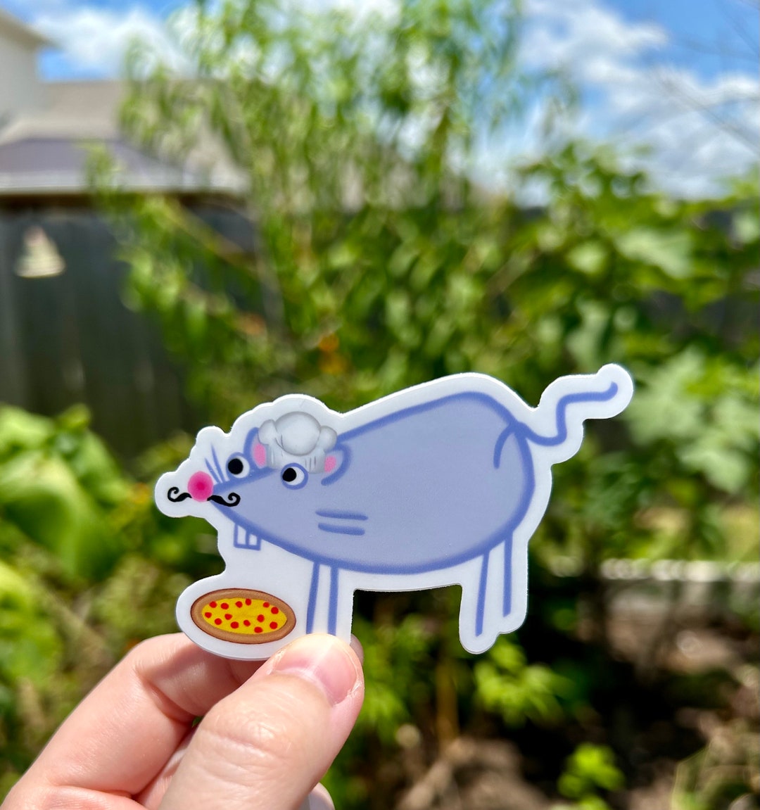 Funky Rats / Chef Hat Rat Sticker / Quirky Hats / Funny / Pizza Rat ...