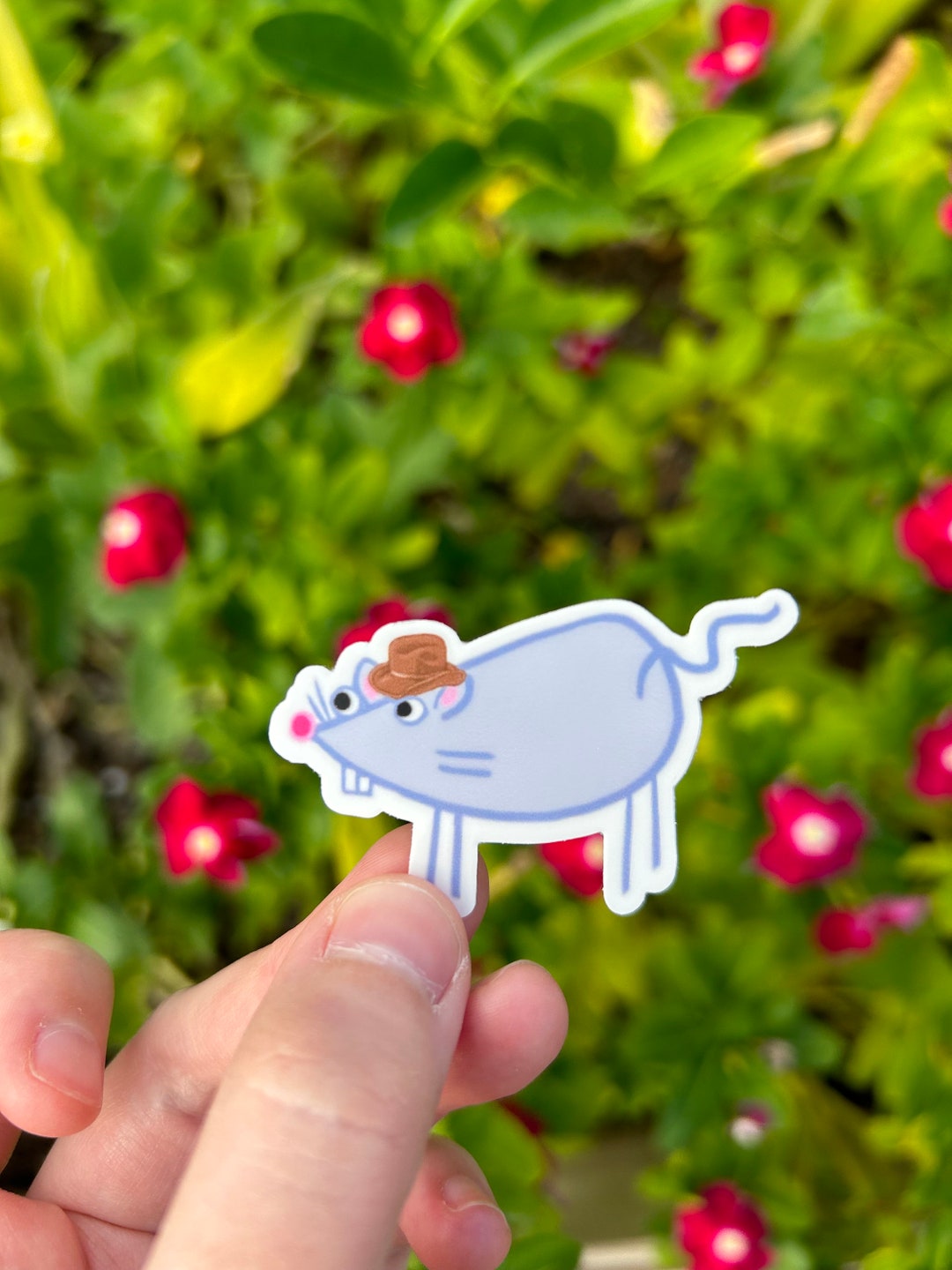 Cowboy Hat Rat Sticker/ Mini Stickers / Mini Rats / Cute Rat / Vinyl ...