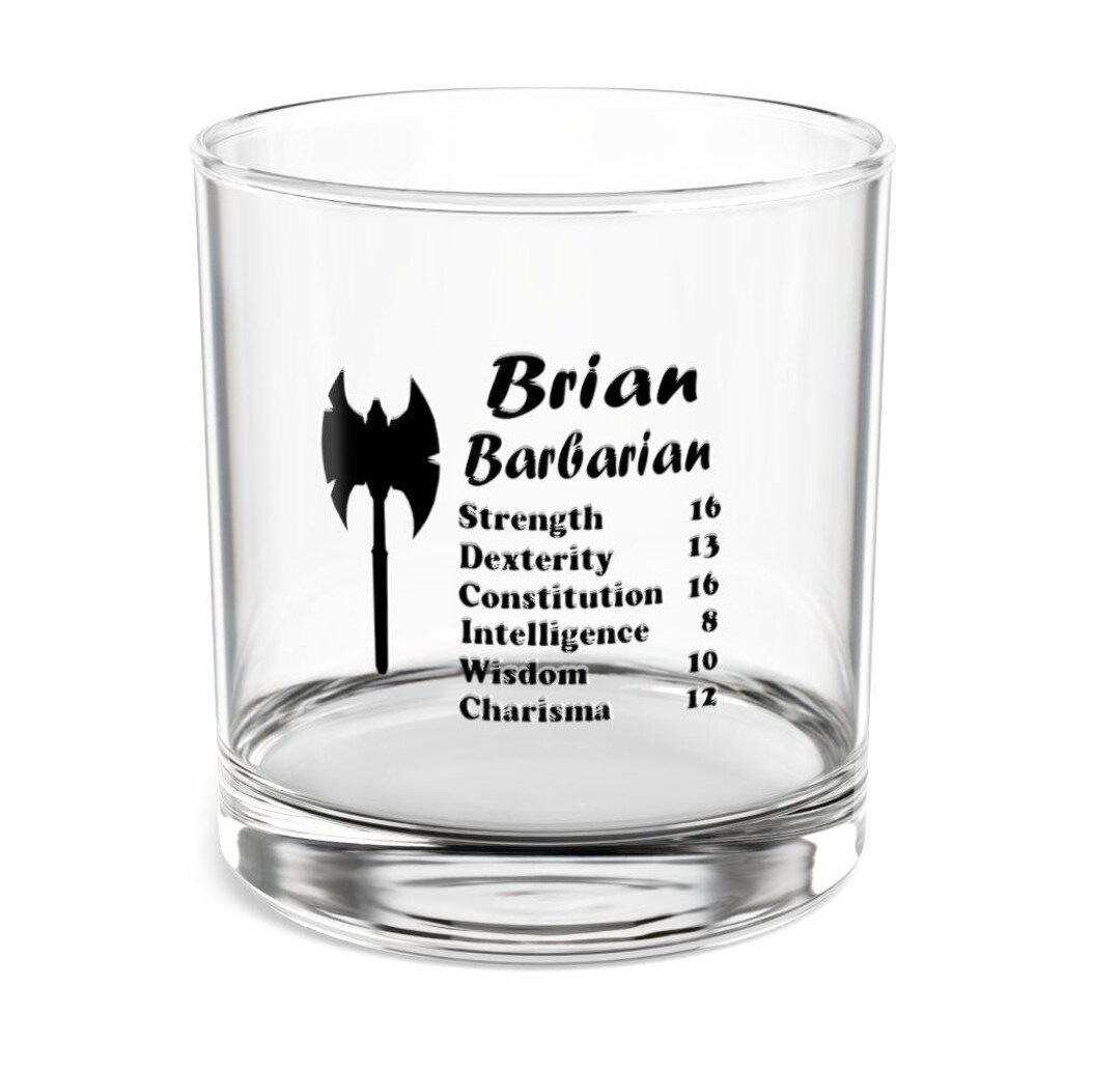 RPG Whiskey Glass | Dnd Whiskey Glass | Nerd Gift | Gamer Gift ...